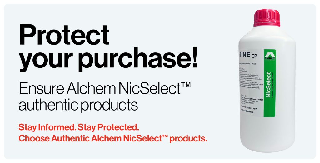 Counterfeit Alert: How to Ensure Authentic Alchem NicSelect™ Products ...